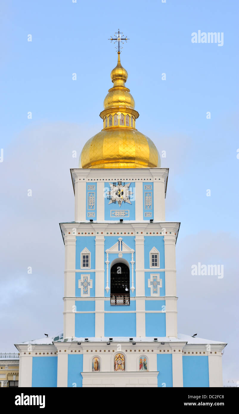 Golden domes of St Michael's Cathedral, Kyiv, Ukraine Stock Photo - Alamy