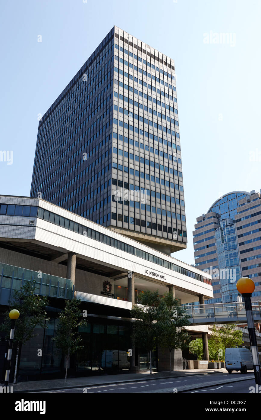 140 london wall tower office building london england uk Stock Photo - Alamy