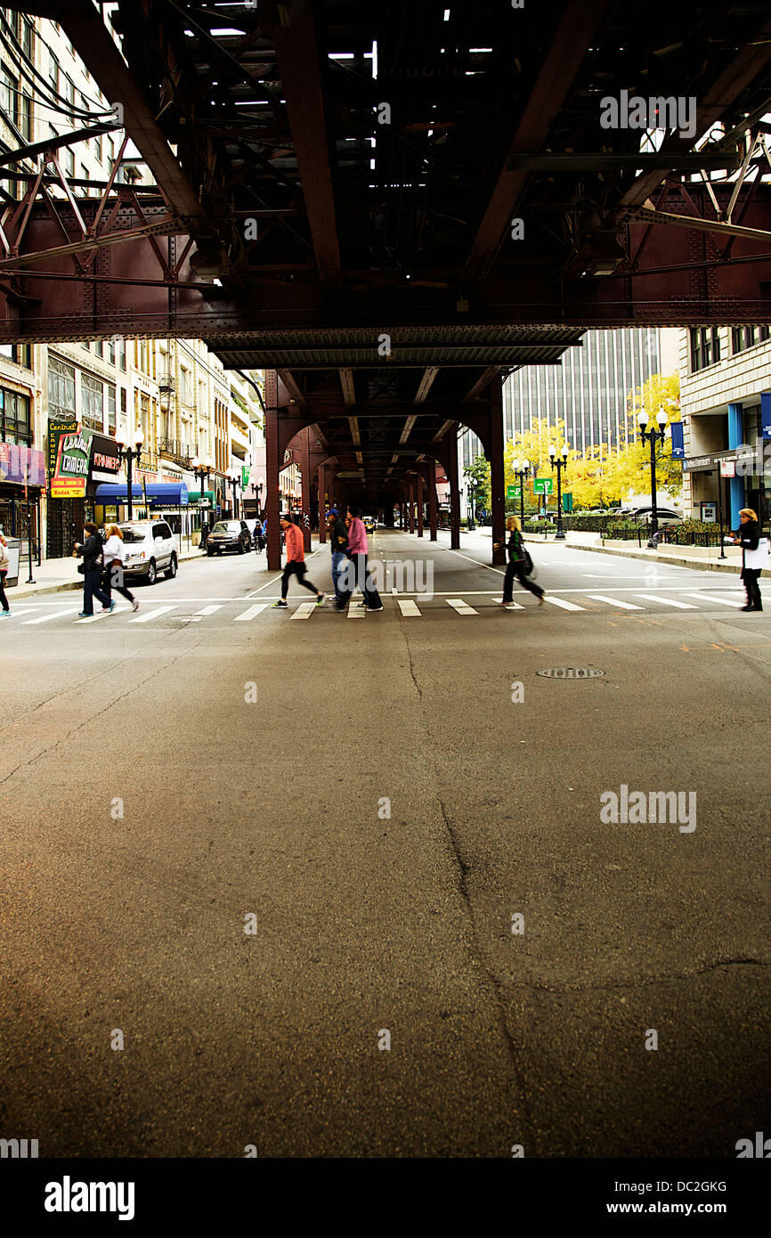 Steel Construction From Under Bridge Stock Photos & Steel Construction ...