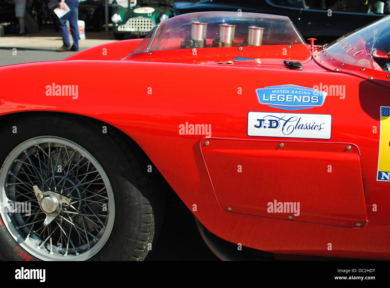 Red ferrari classic car hi-res stock photography and images - Alamy