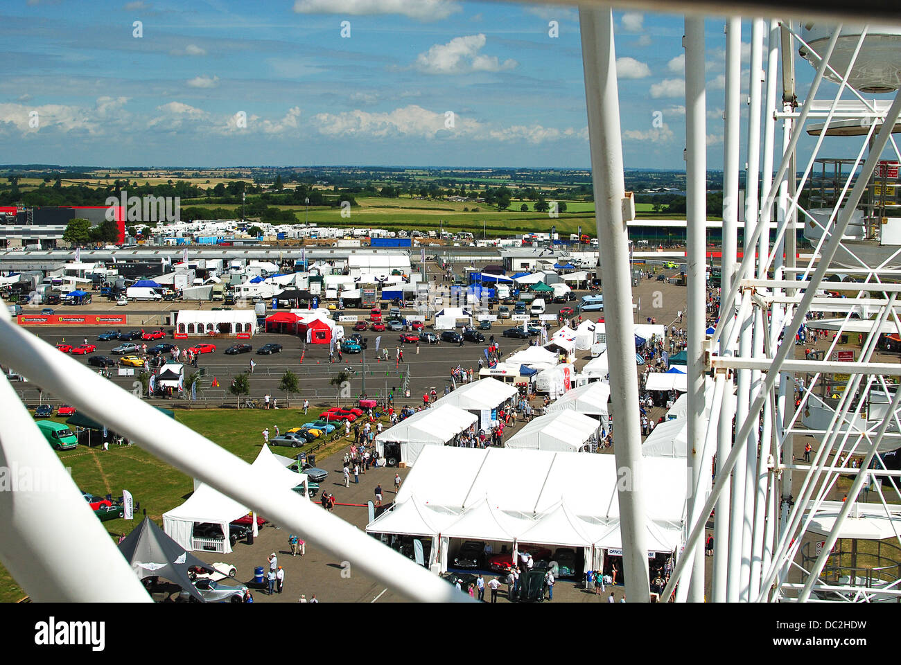 Aerial view of Silverstone race circuit Stock Photo - Alamy
