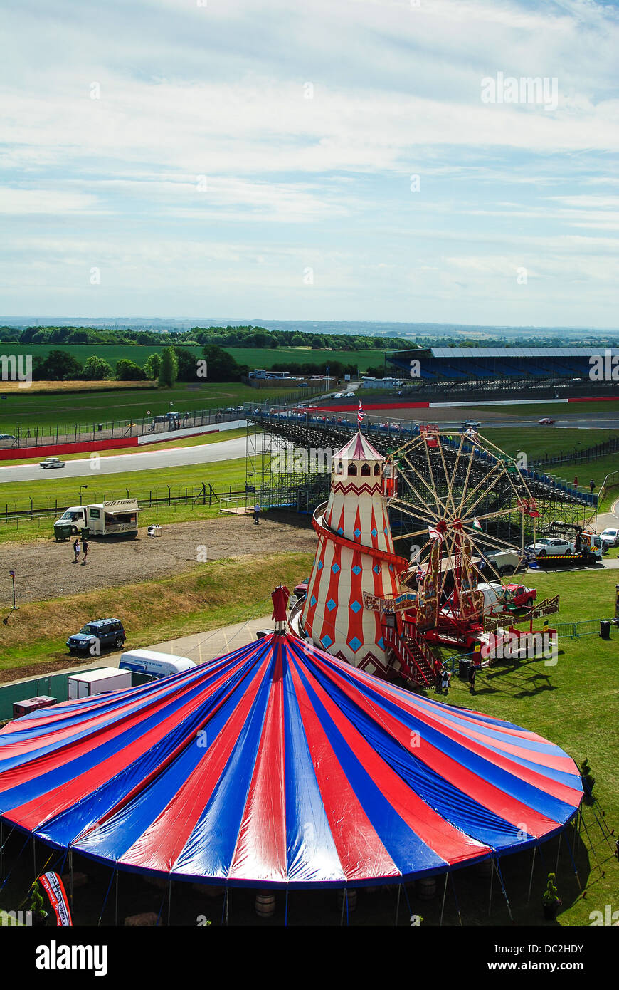 Aerial view of Silverstone race circuit Stock Photo - Alamy