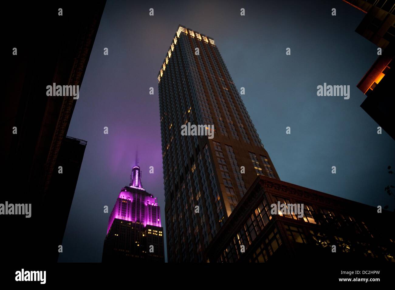 Manhattan, New York, USA. 7th Aug, 2013. The Empire State Building ...