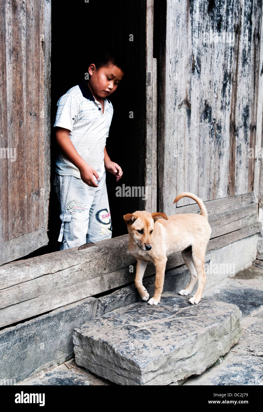 A dog boy hi-res stock photography and images - Alamy