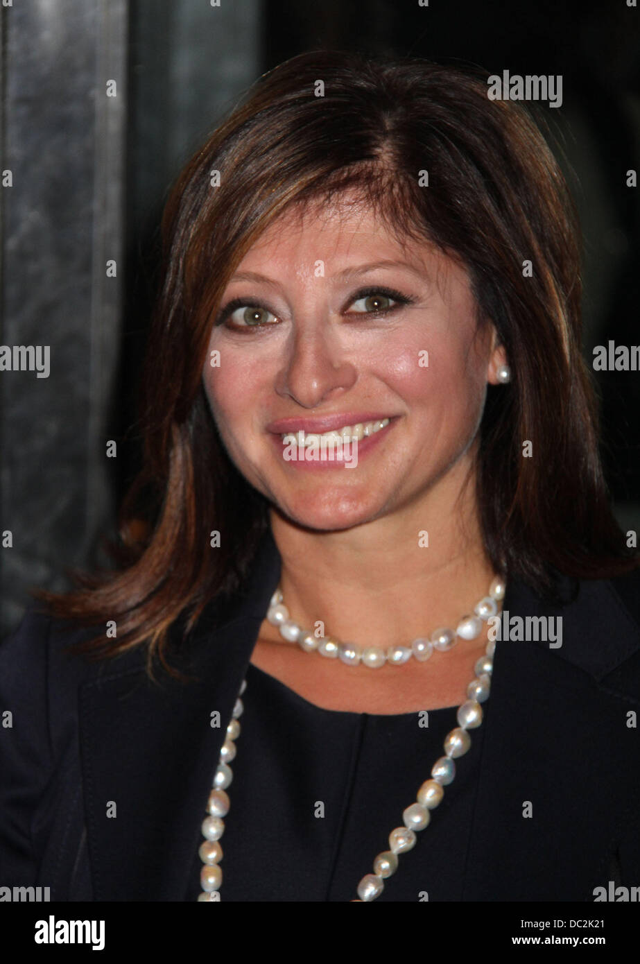 New York, New York, USA. 7th Aug, 2013. Business broadcaster MARIA ...