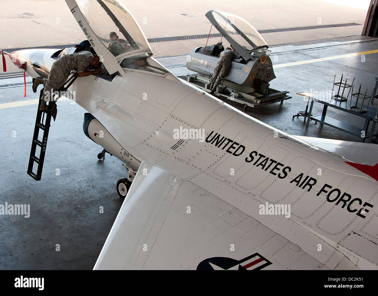Airmen in training from the 362nd Training Squadron conduct a pre ...