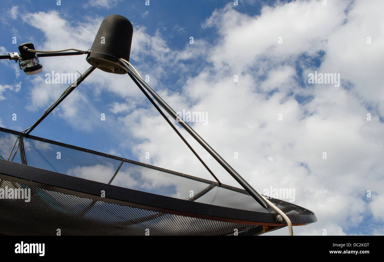 The Satellite Signal Wave Receiver Dish for Television 207 Stock Photo ...