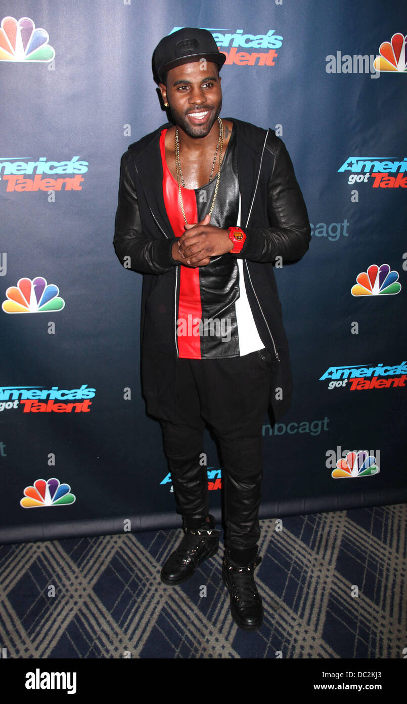 New York, New York, USA. 7th Aug, 2013. Singer JASON DERULO attends the ...