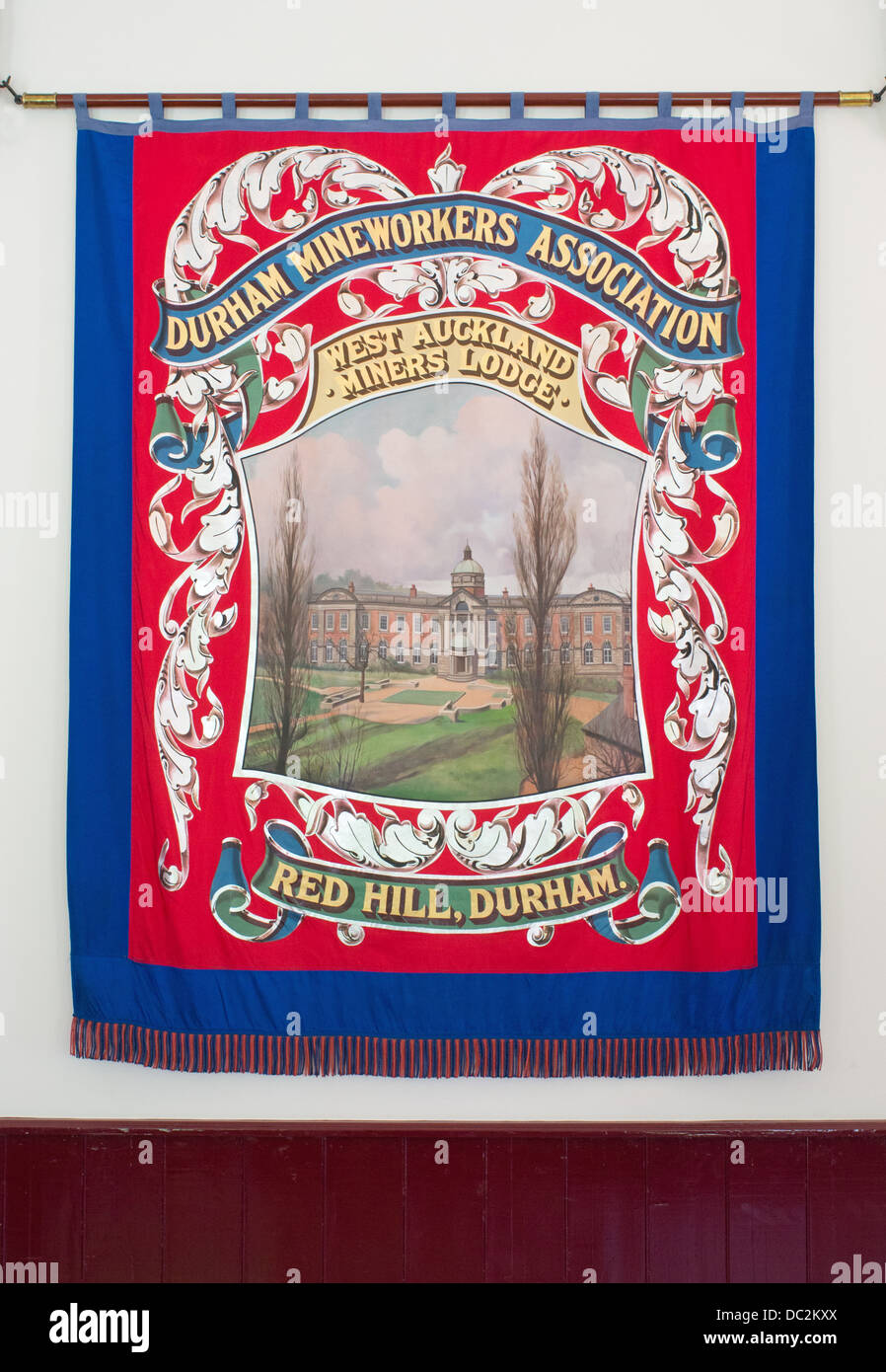 Durham miners banner hi-res stock photography and images - Alamy