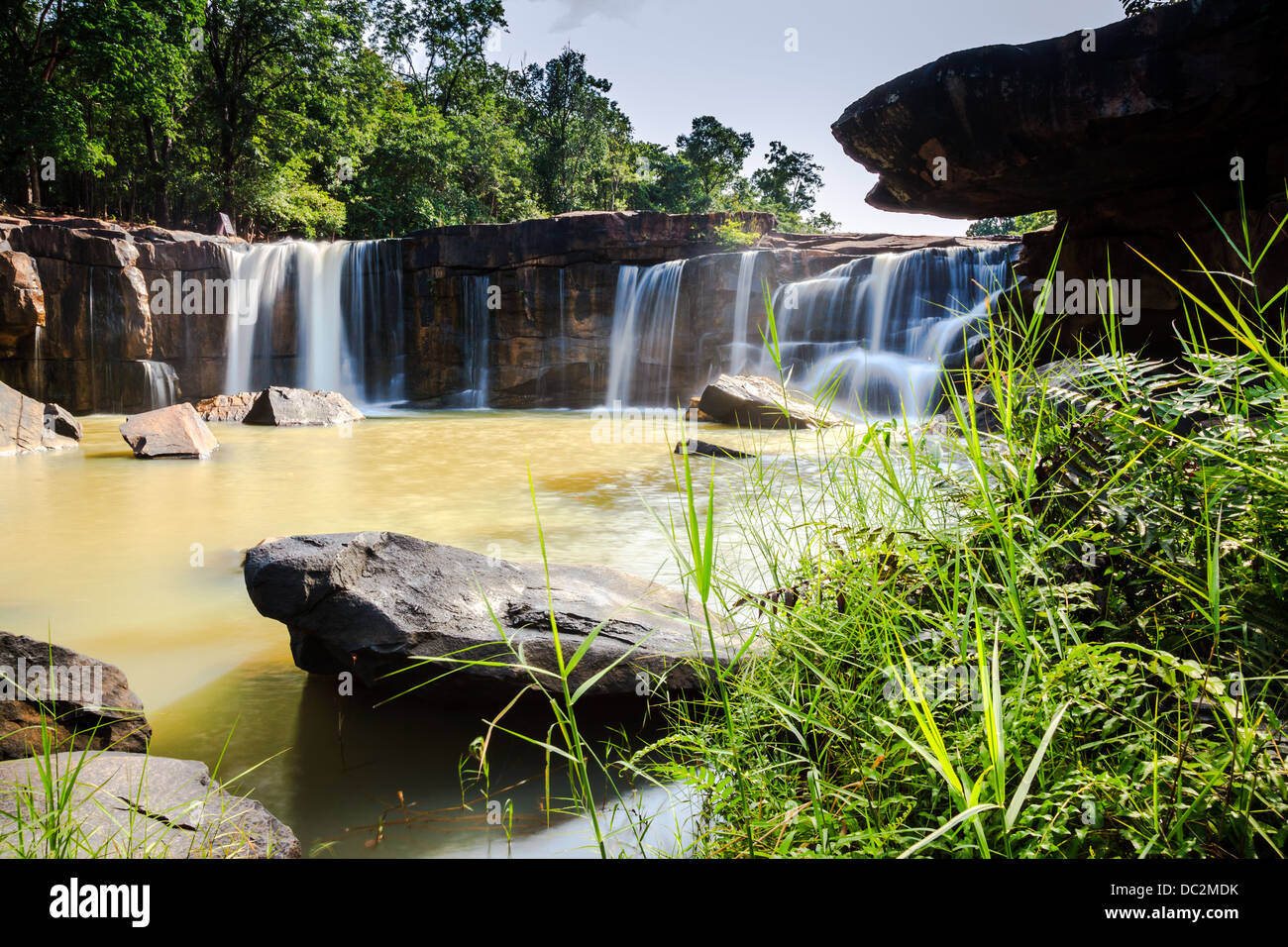 Tadtone waterfalls in chaiyaphum province, thailand Stock Photo - Alamy