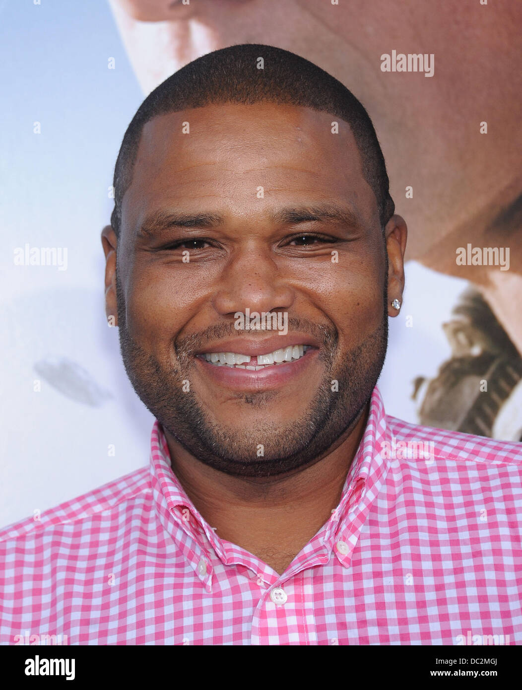 Westwood, California, USA. 7th Aug, 2013. Anthony Anderson arrives for ...