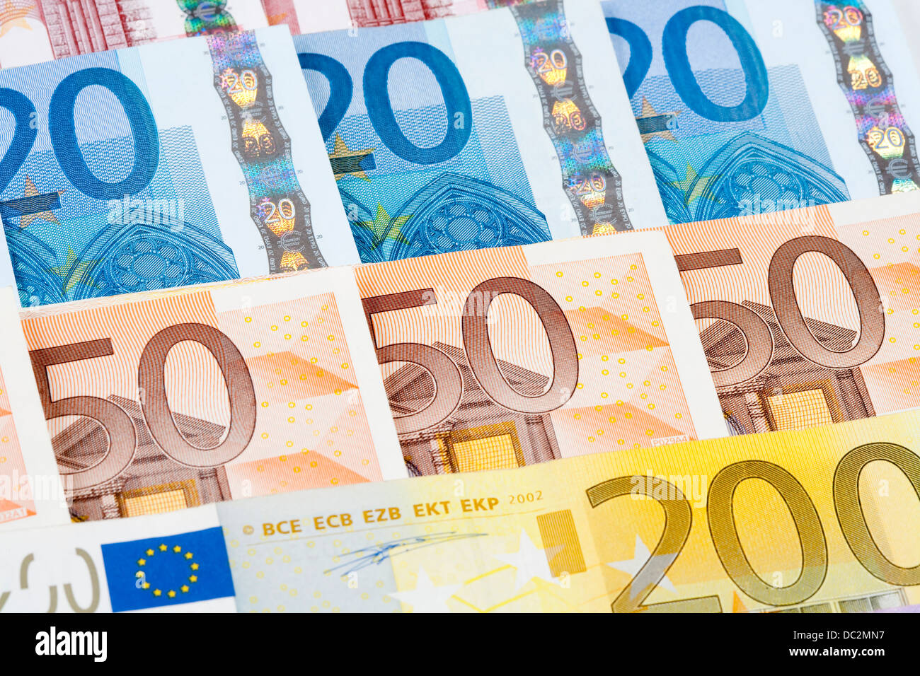 EURO - EUROPEAN UNION BANKNOTES Stock Photo - Alamy