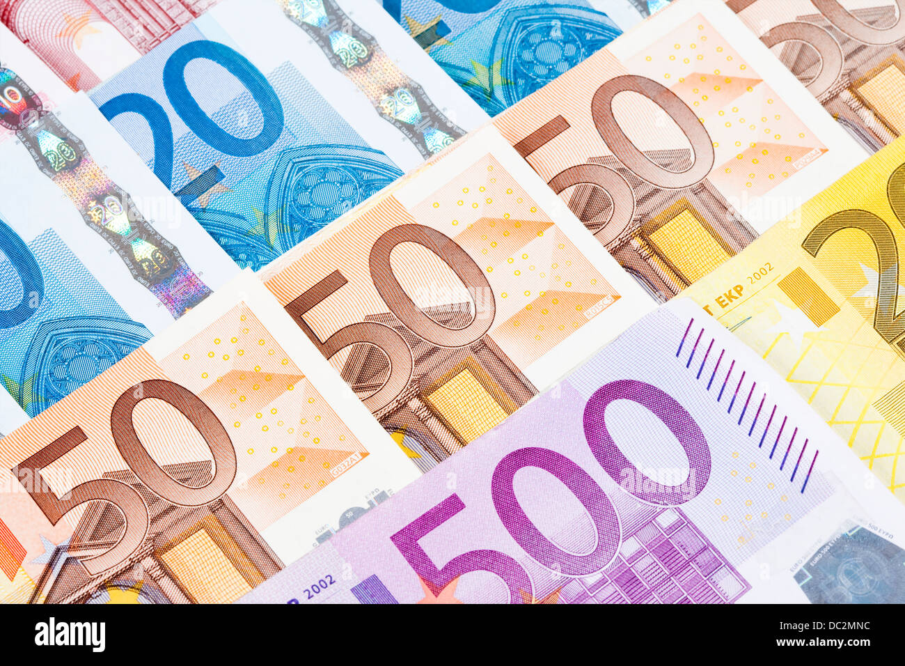 EURO - EUROPEAN UNION BANKNOTES Stock Photo - Alamy