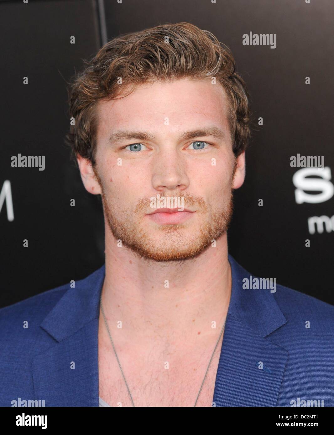 Los Angeles, CA. 7th Aug, 2013. Derek Theler at arrivals for ELYSIUM ...