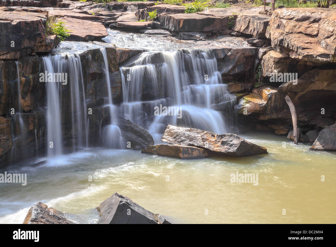 Tadtone waterfalls in chaiyaphum national park, thailand Stock Photo ...