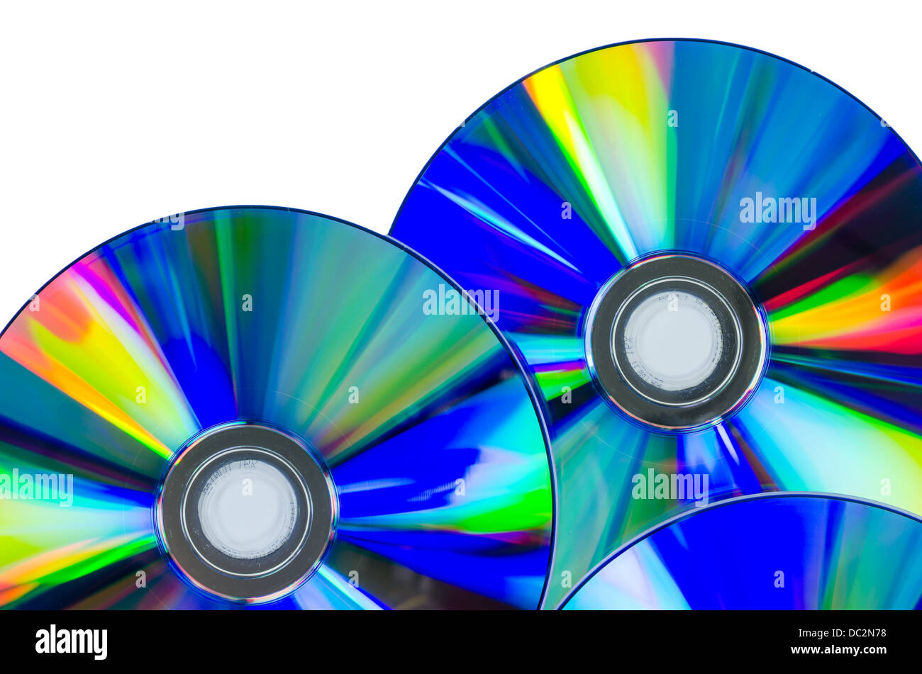 CD dvd or compact disk on white background Stock Photo - Alamy