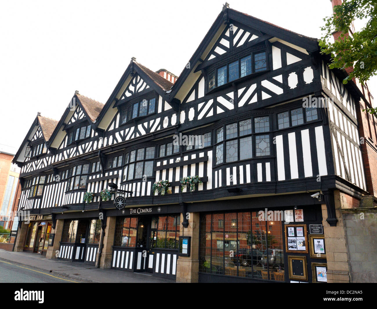 The Compass pub in Chester Cheshire UK Stock Photo - Alamy
