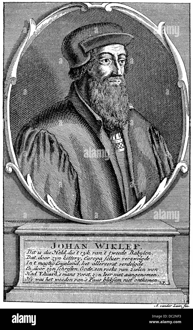 John wycliff hi-res stock photography and images - Alamy