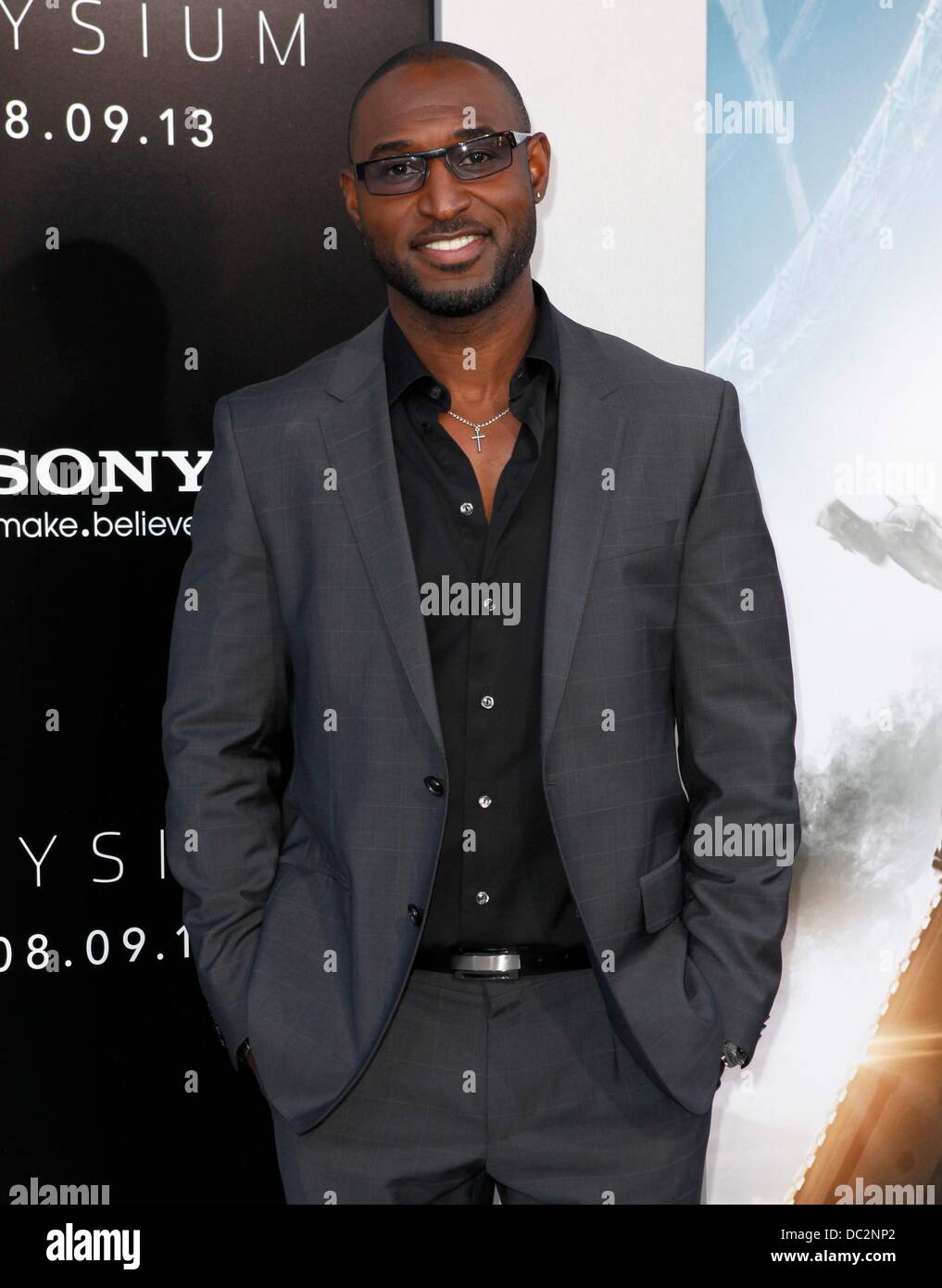 Los Angeles, CA. 7th Aug, 2013. Adrian Holmes at arrivals for ELYSIUM ...