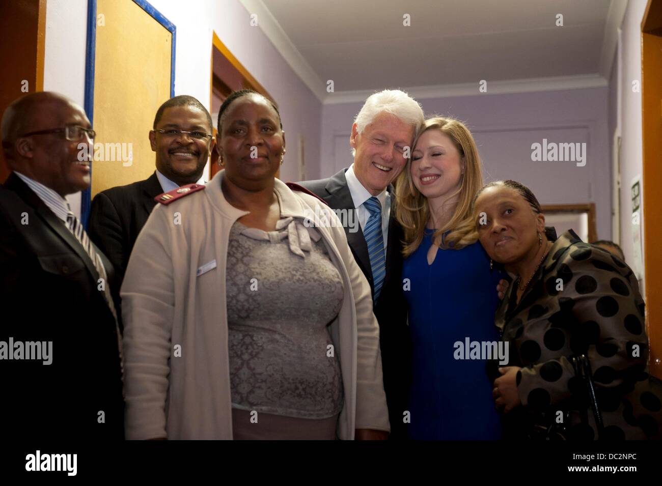 Johannesburg, South Africa. 7th Aug, 2013. Former USA president Bill ...