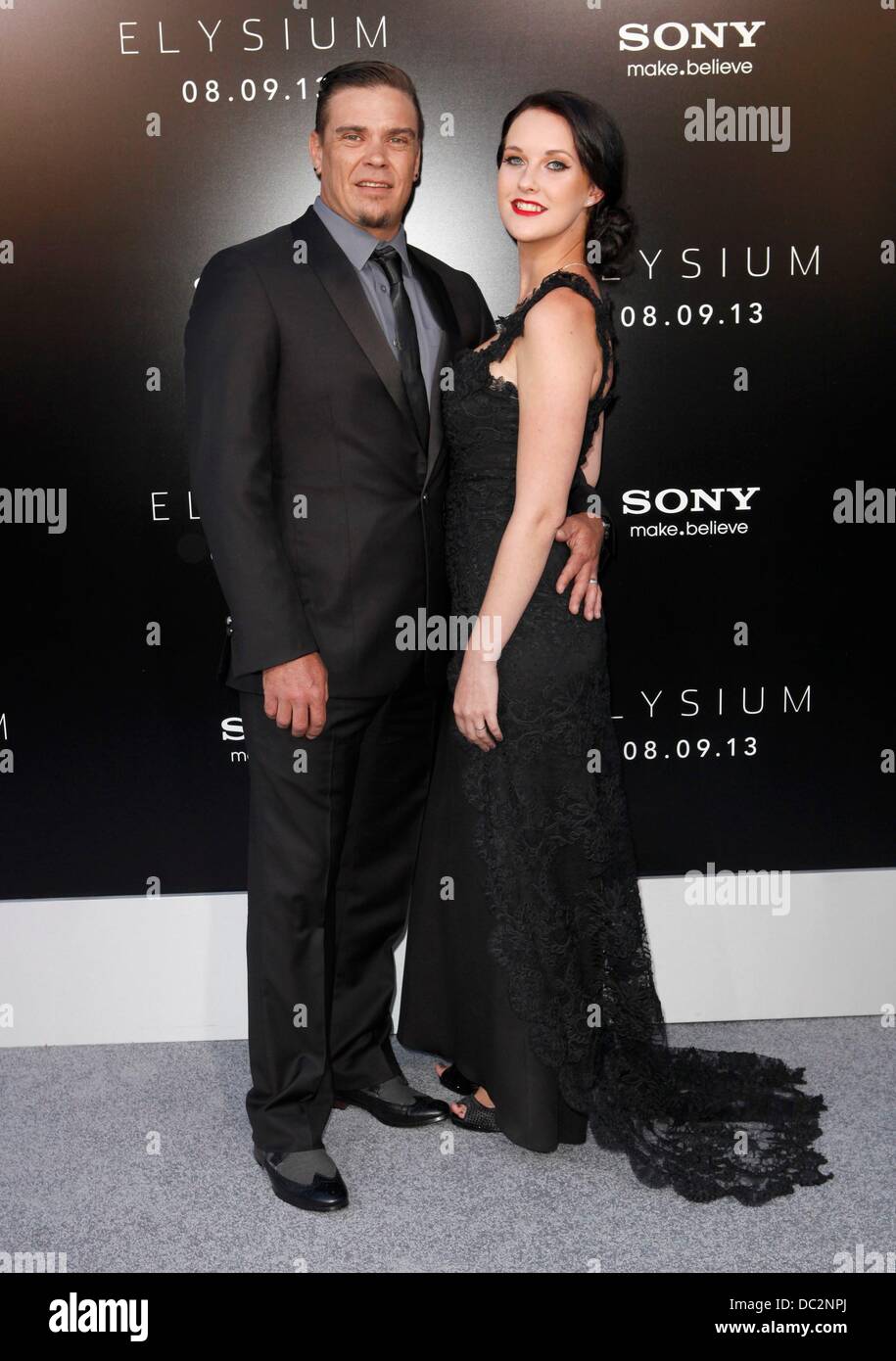 Los Angeles, CA. 7th Aug, 2013. Brandon Auret at arrivals for ELYSIUM ...