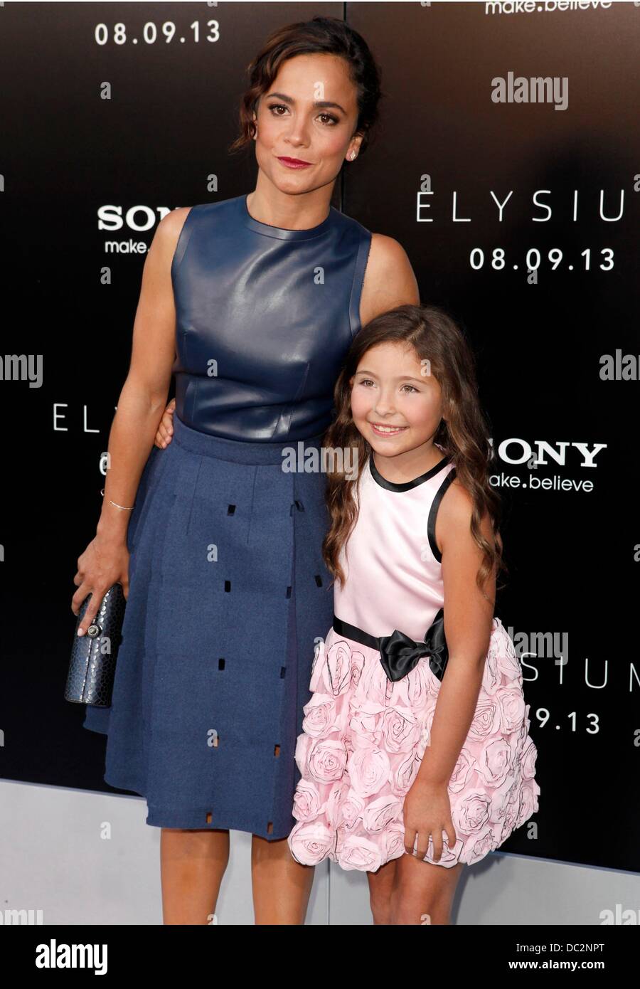Los Angeles, CA. 7th Aug, 2013. Alice Braga, Emily Tremblay at arrivals ...
