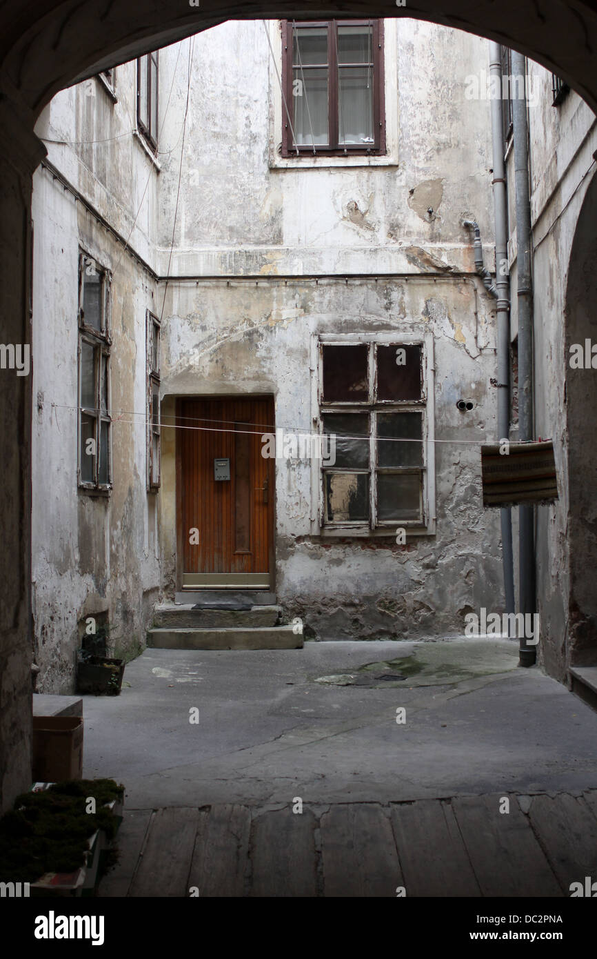 Courtyard of old house and building Stock Photo - Alamy