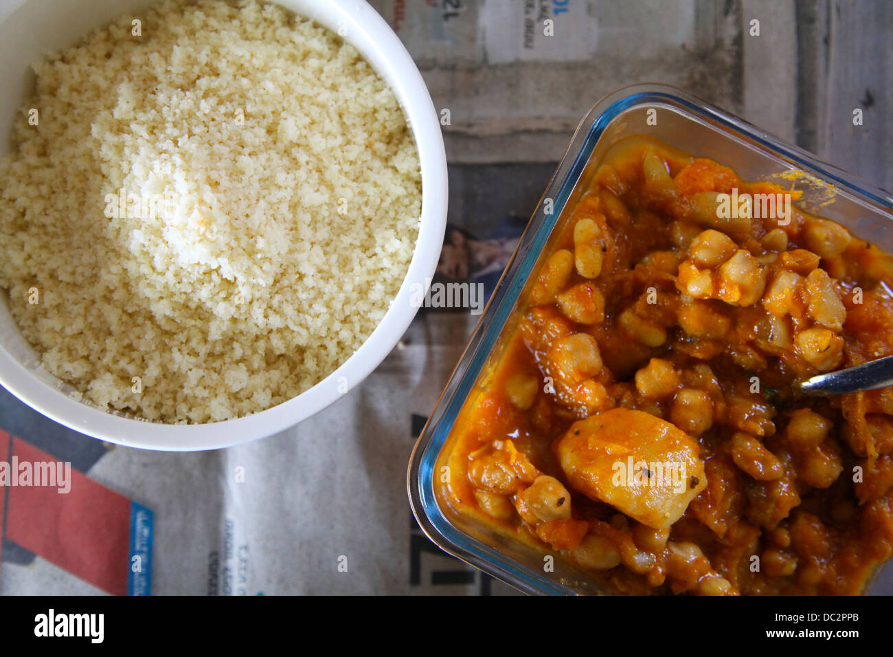 Traditional North African Couscous and vegetables Stock Photo - Alamy