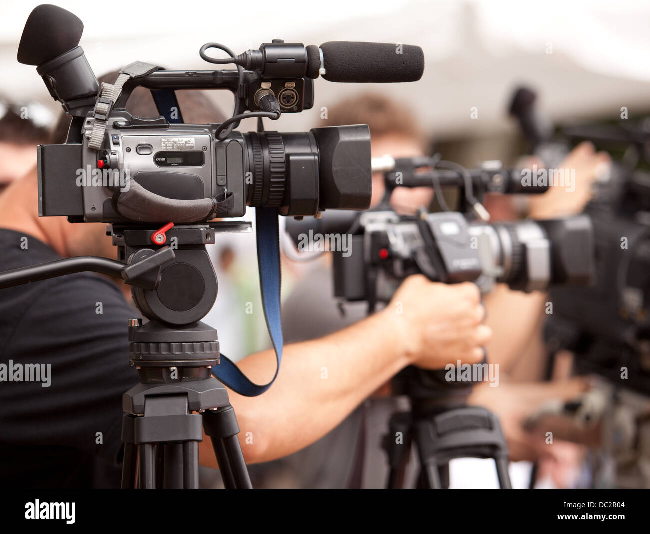 video camera for news TV broadcasting Stock Photo - Alamy