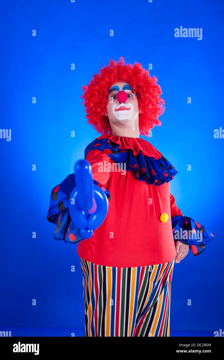 Clown blue hi-res stock photography and images - Alamy