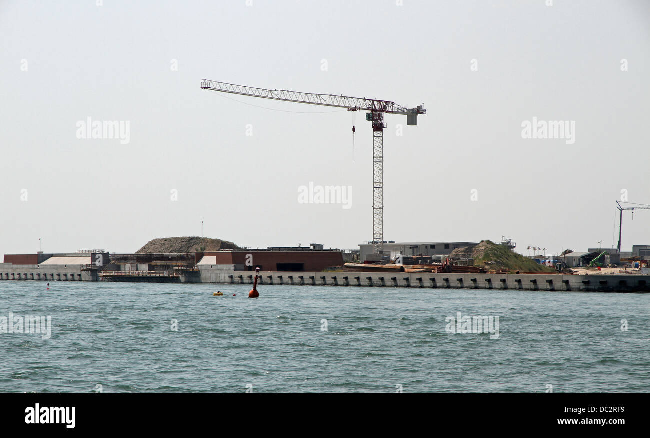 Dam called MOSE PROJECT in the Adriatic Sea near Venice 11 Stock Photo ...