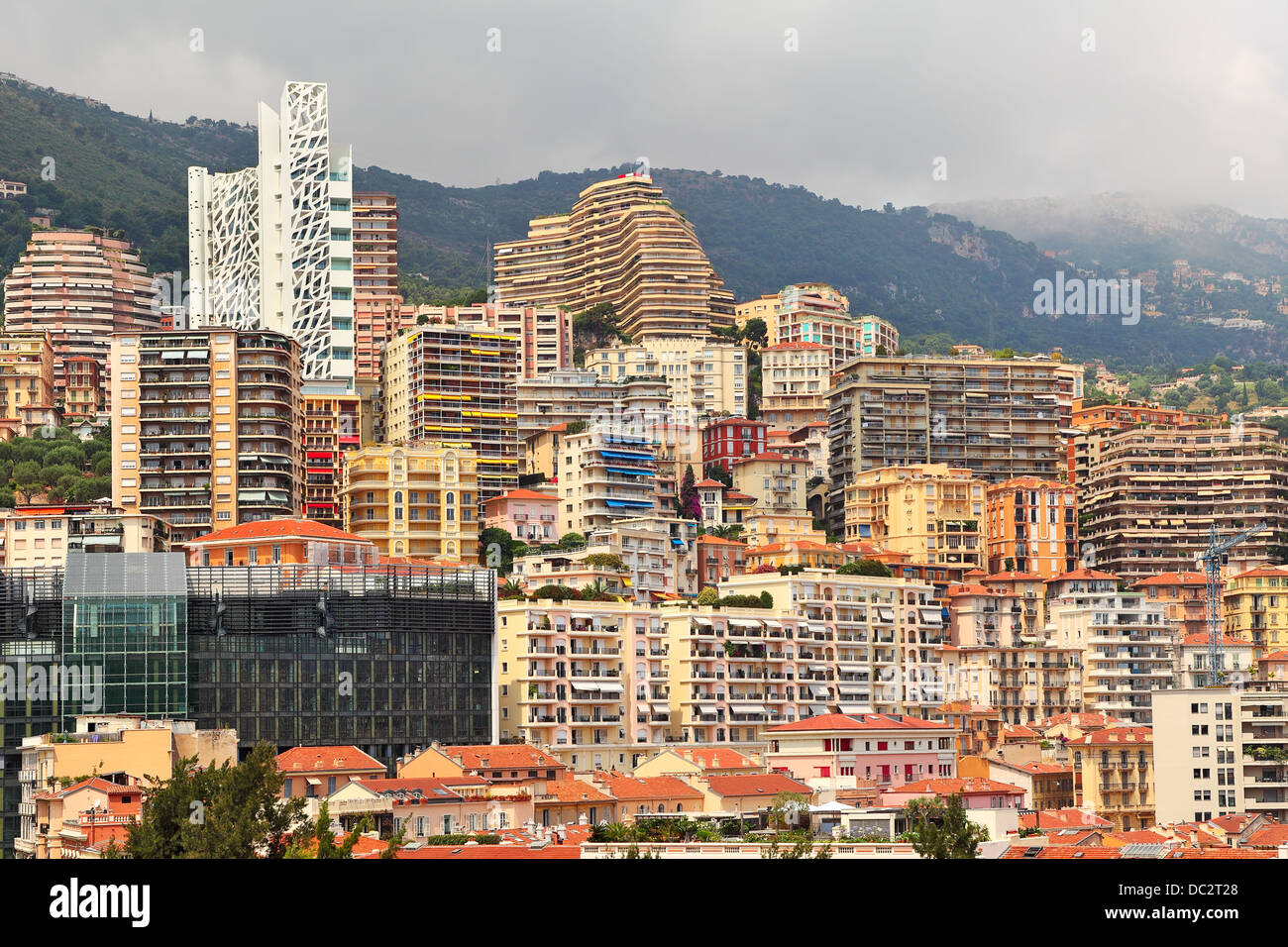 Cityscape view of Monte Carlo, Principality of Monaco Stock Photo - Alamy