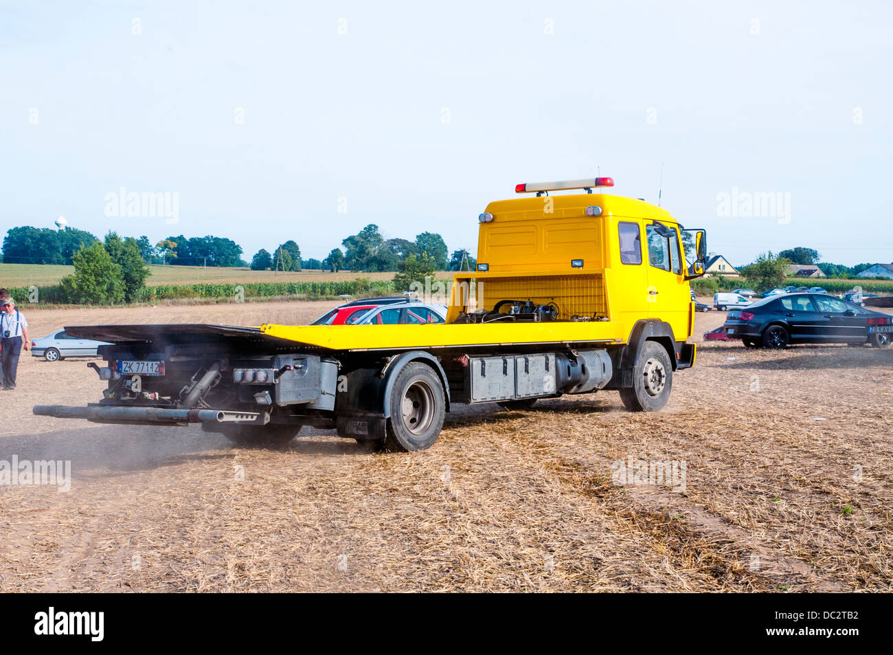 Image orange emergency car hi-res stock photography and images - Alamy