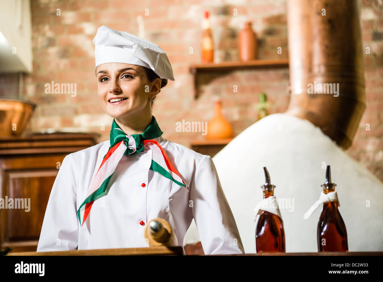 portrait of a cook Stock Photo - Alamy