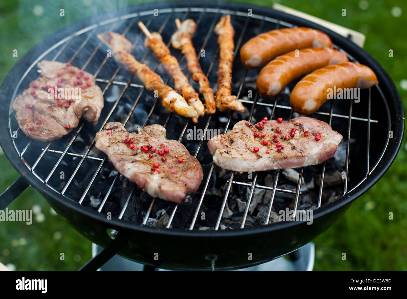 BBQ, Grilling time Stock Photo - Alamy