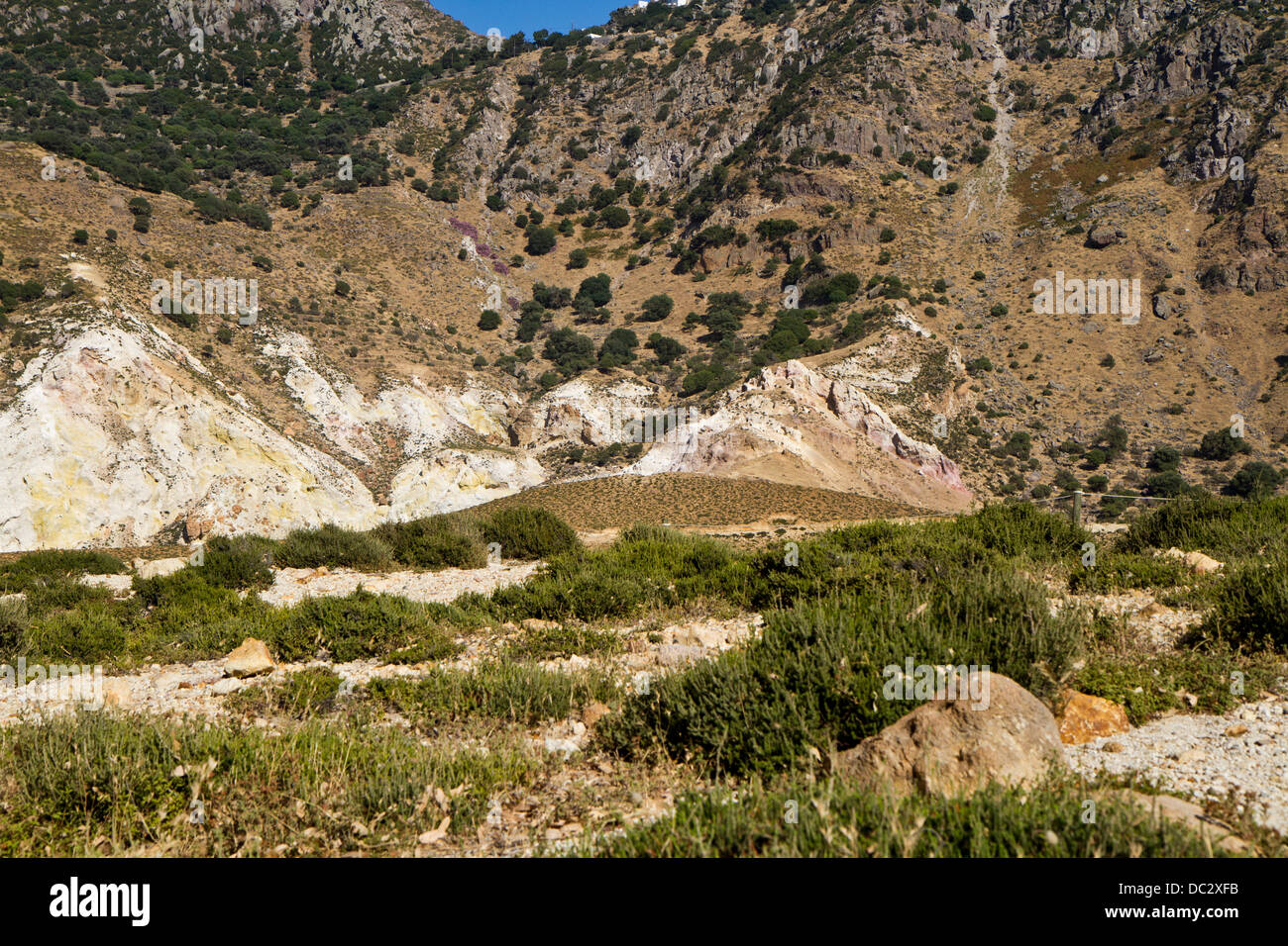 Nisyros Volcanic Island Greece Stock Photo - Alamy