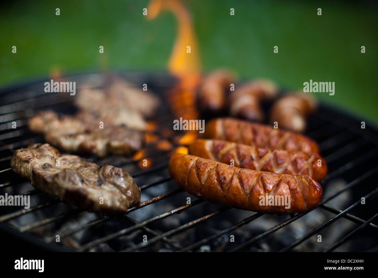 BBQ, Grilling time Stock Photo - Alamy