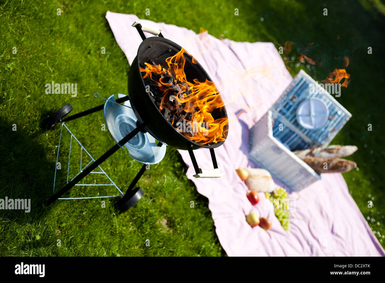 BBQ, Grilling time Stock Photo - Alamy