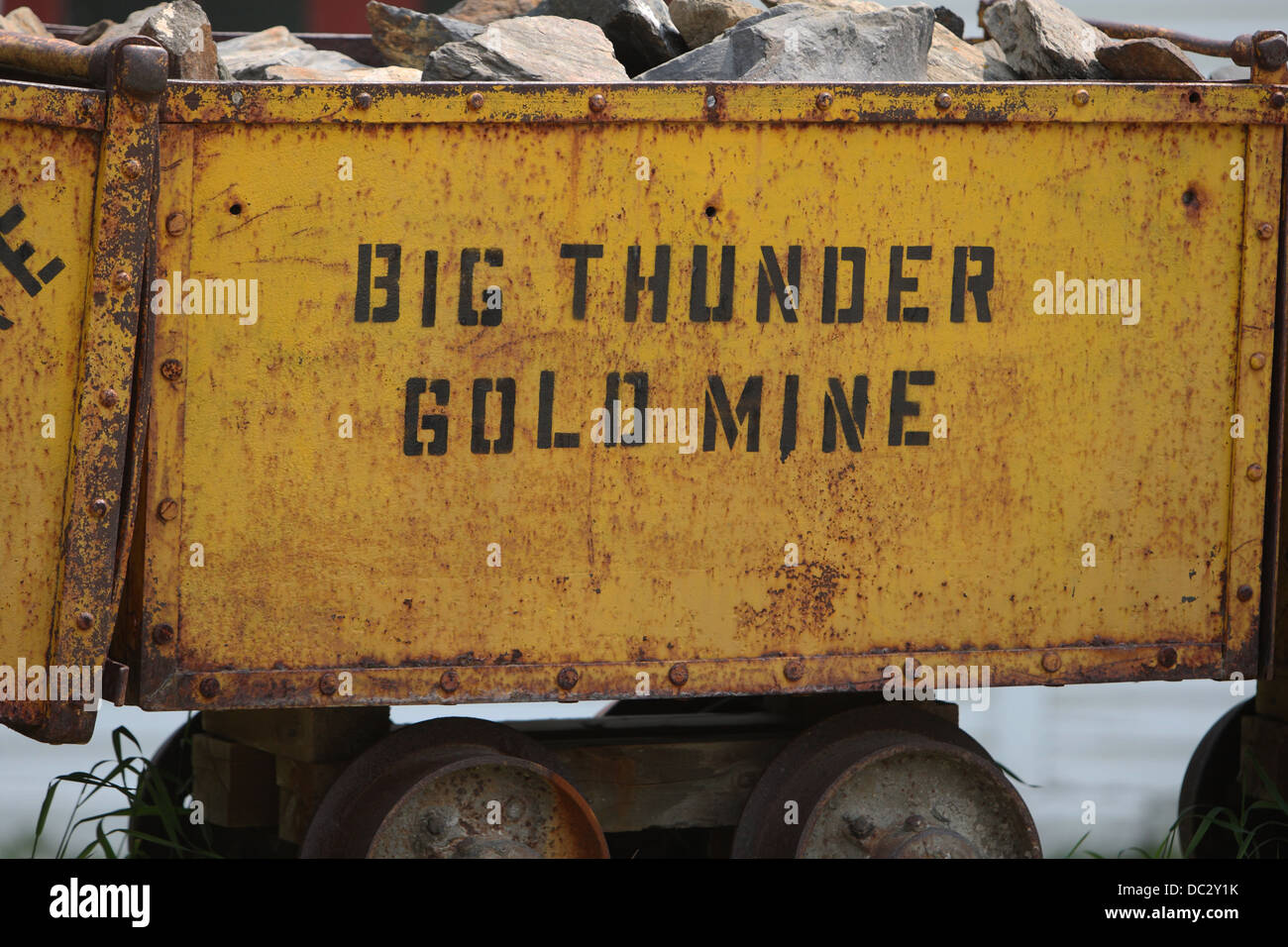 Silver ore minecart hi-res stock photography and images - Alamy