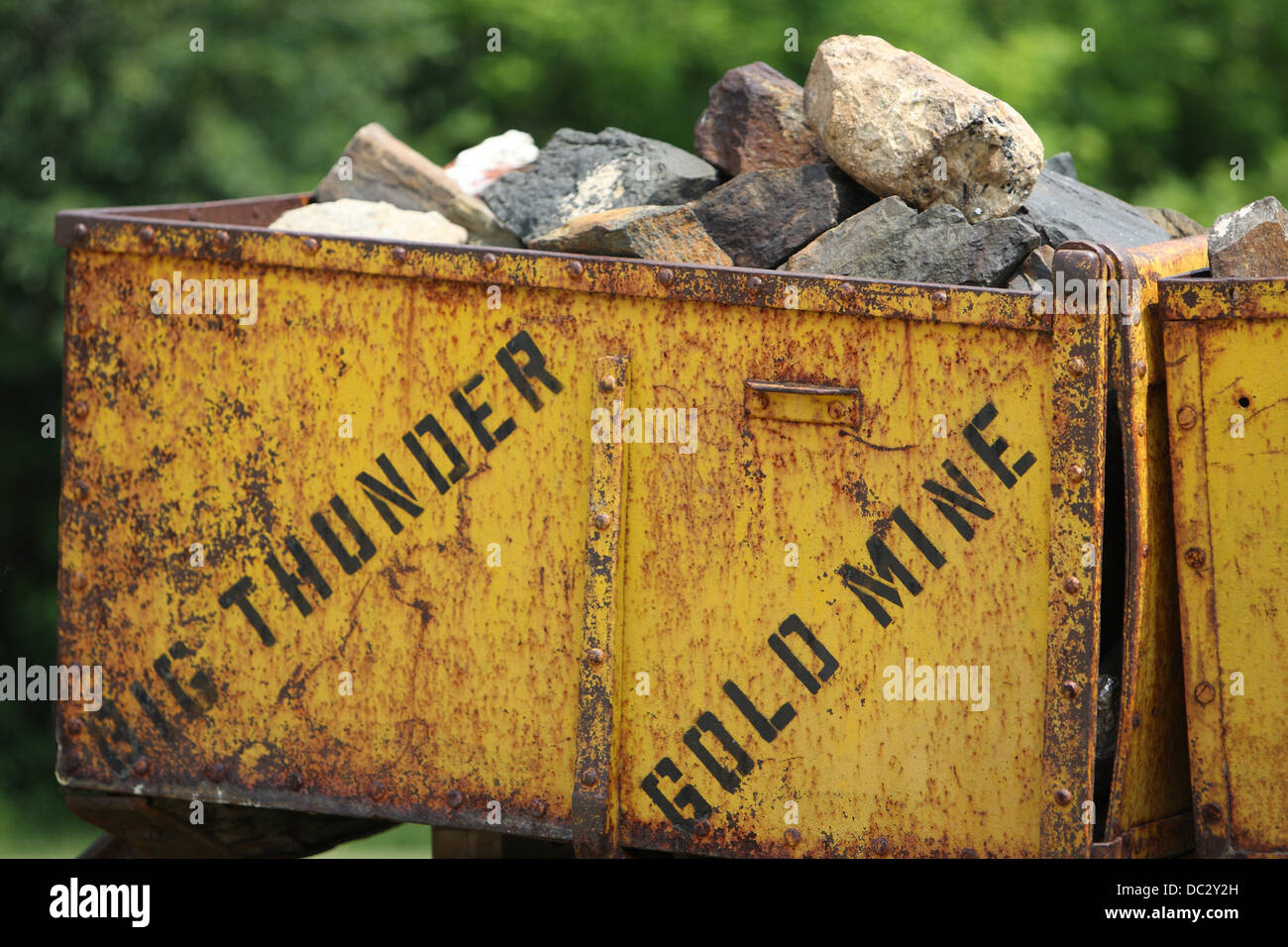 Silver ore minecart hi-res stock photography and images - Alamy