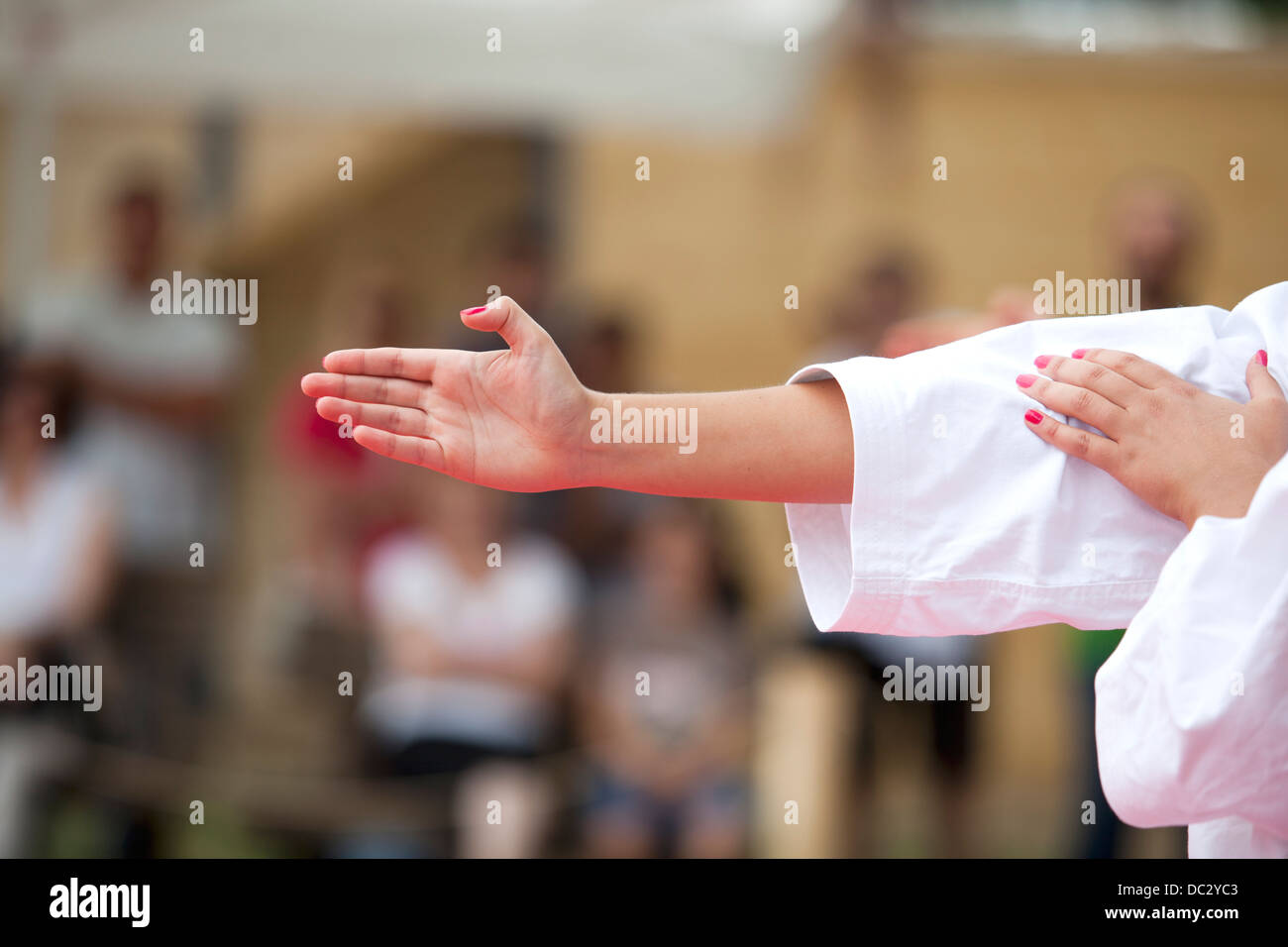 Gesticulating palm side hi-res stock photography and images - Alamy