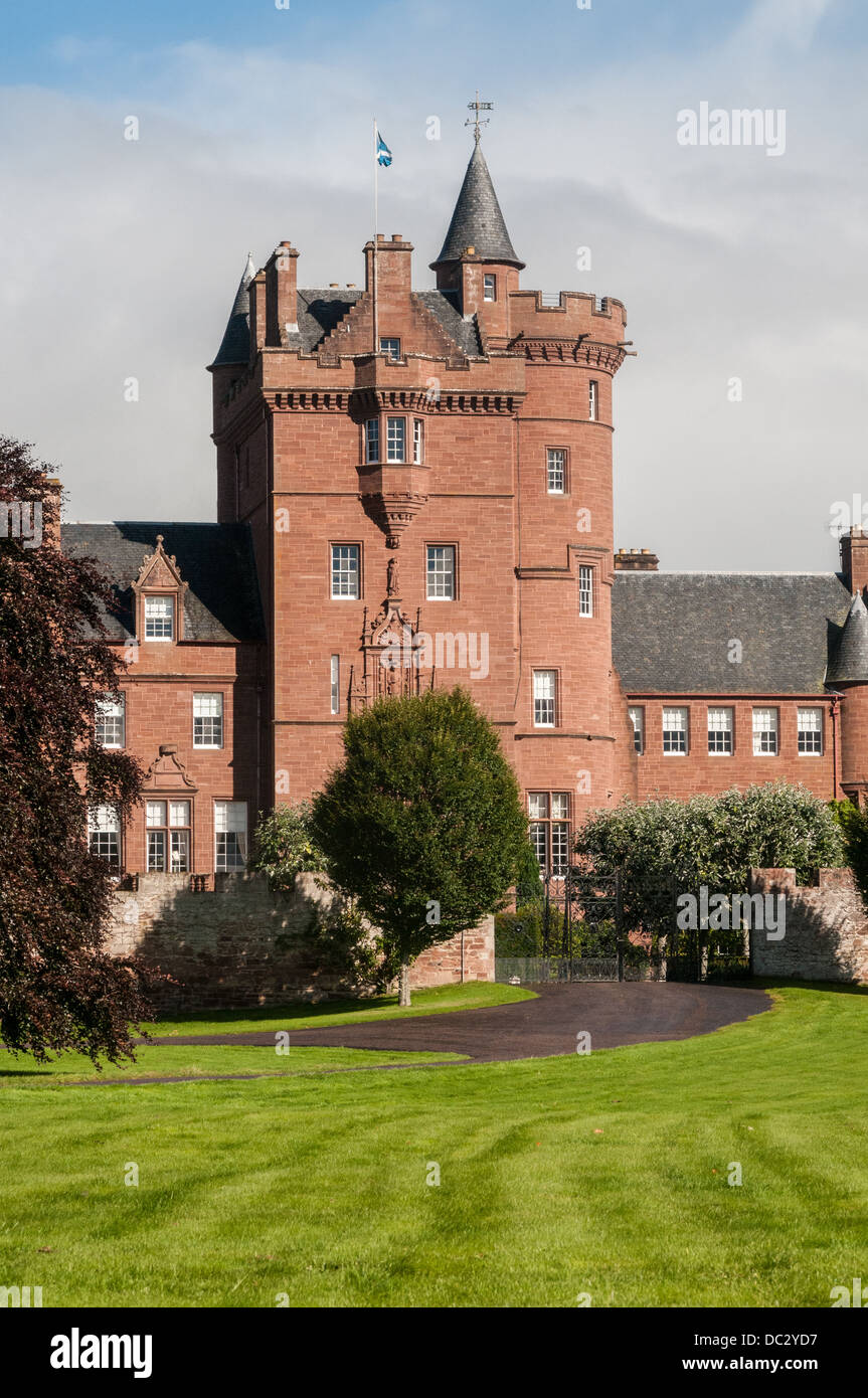 Beaufort Castle, Beauly near Inverness in Scotland; the ancestral Stock ...