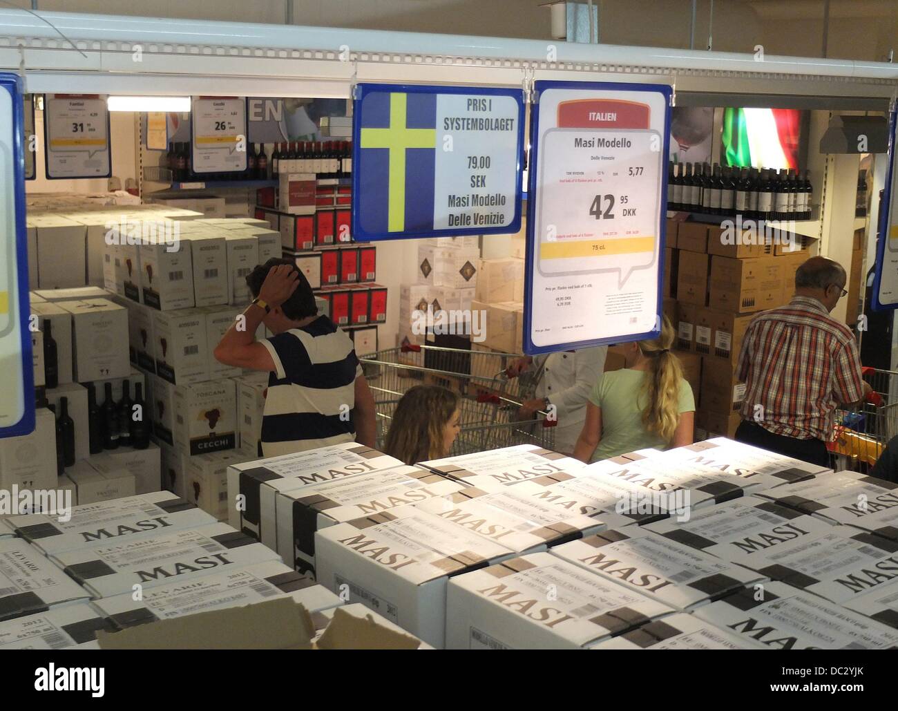 The Scandlines Border Shop is seen at ferry dock in Puttgarden, Germany ...