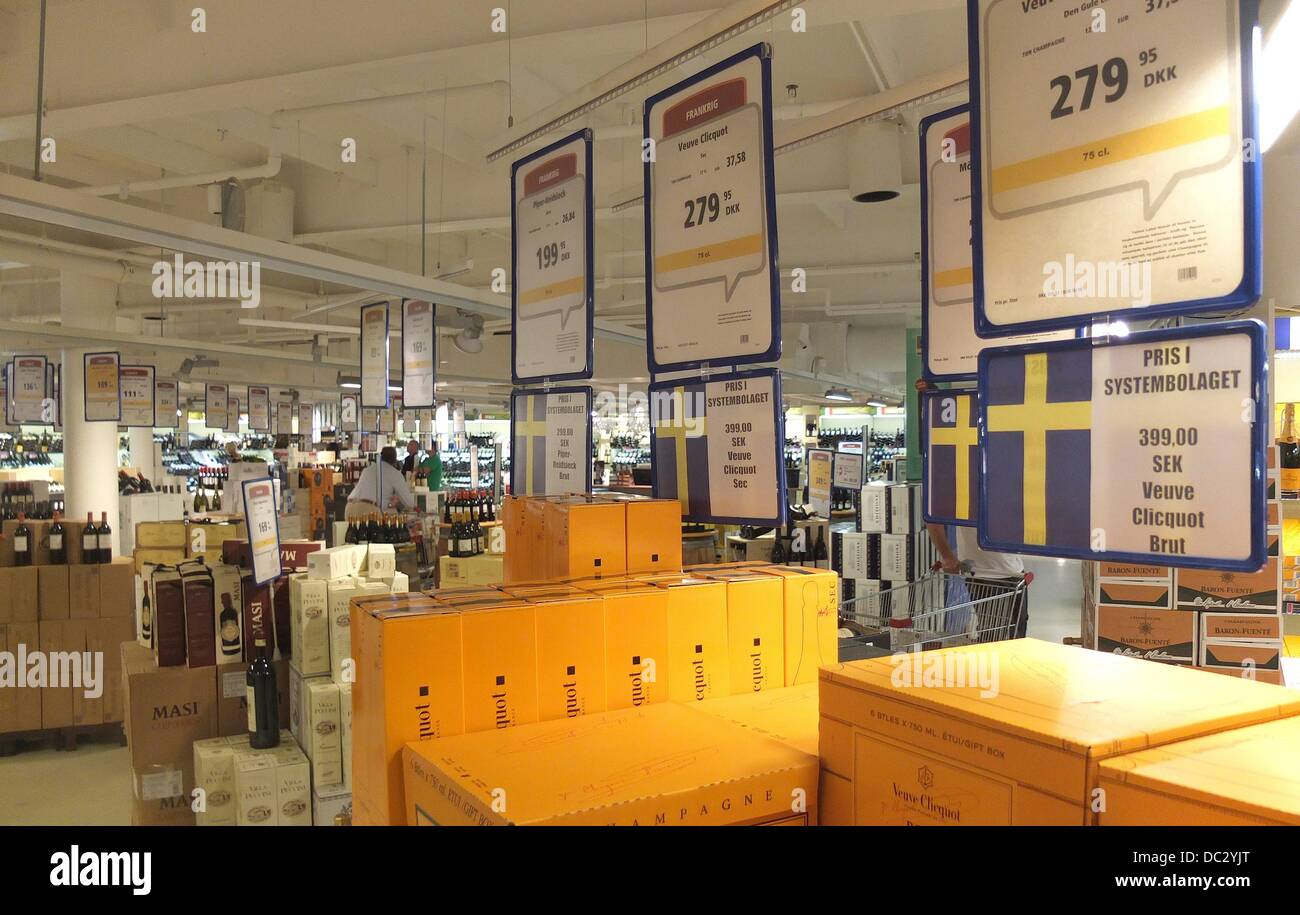 The Scandlines Border Shop is seen at ferry dock in Puttgarden, Germany ...
