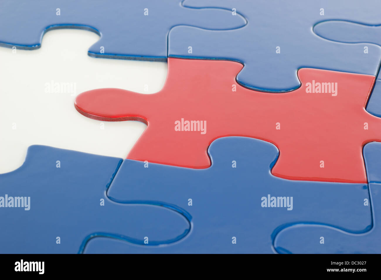 Where is the last puzzle piece Stock Photo - Alamy