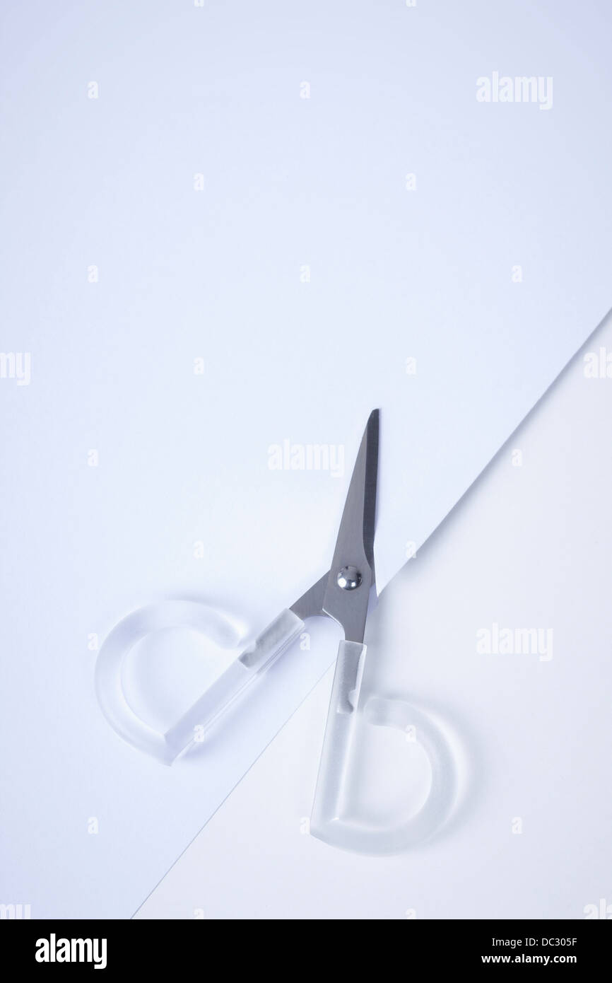 white stationery items on white background Stock Photo - Alamy