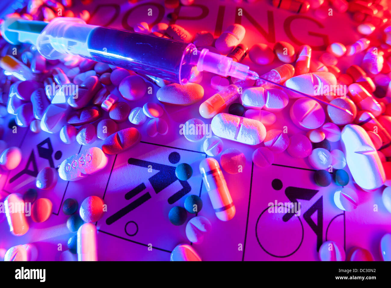 Doping illustration hi-res stock photography and images - Alamy