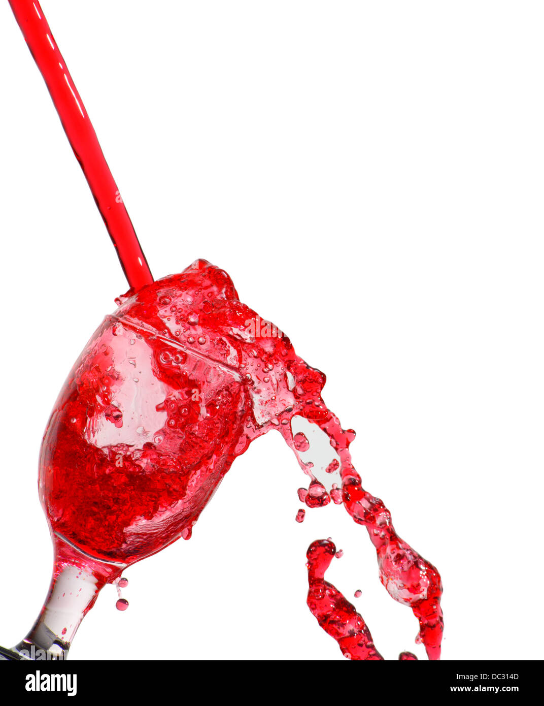 glass of red juice Stock Photo - Alamy