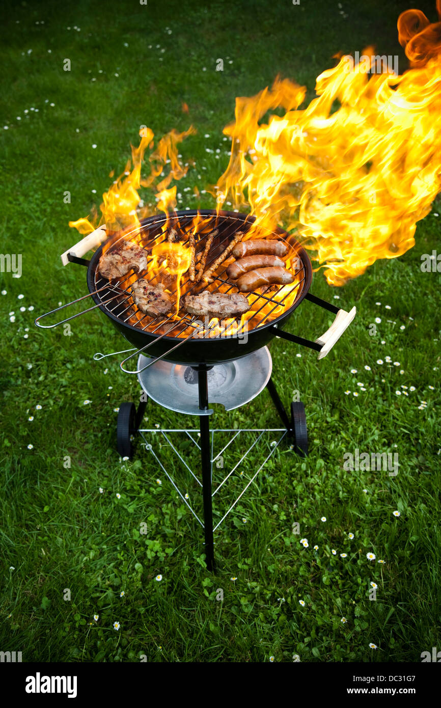 Fire, Hot grilling Stock Photo - Alamy