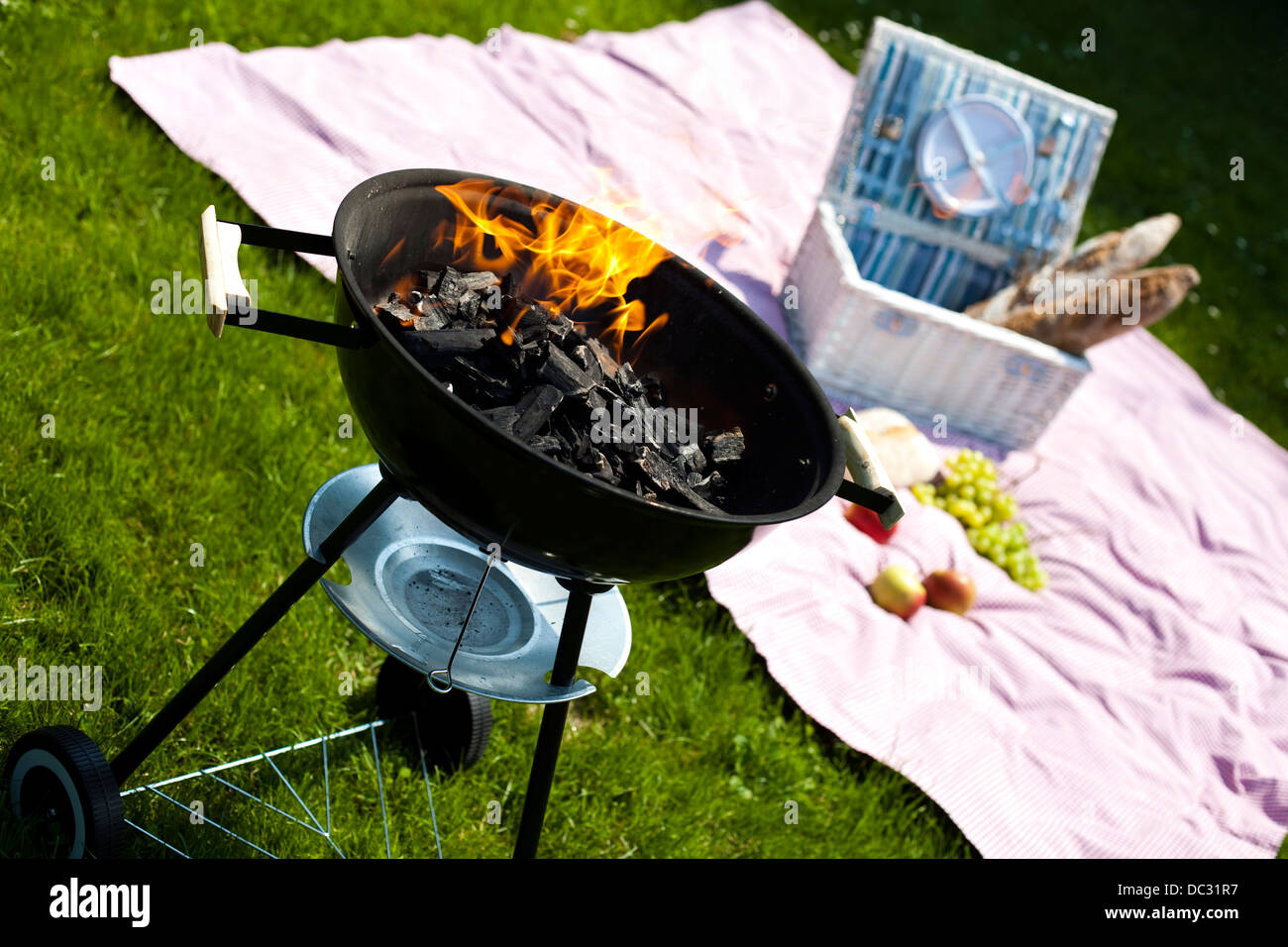 BBQ, Grilling time Stock Photo - Alamy